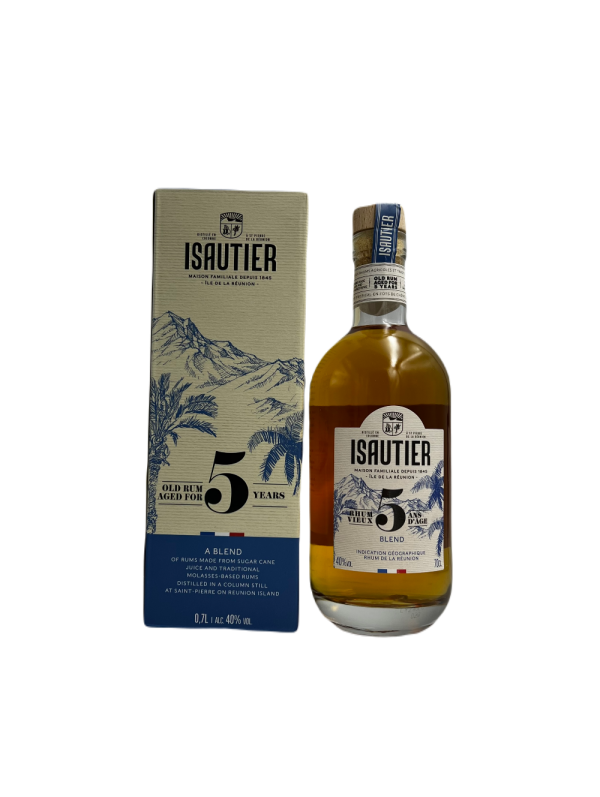 Isautier 5 Ans (Rhum Reunion) - Offre Flash – Goûts Intenses et ...